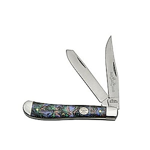 Rite Edge Pearl Trapper Knife, Purple, Large