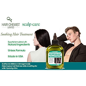 Hair Chemist Peppermint Scalp Stimulator 7.1 oz. - Scalp Leave in Mint Scalp Treatment and Scalp Moisturizer, Natural Scalp Treatment for Women & Men