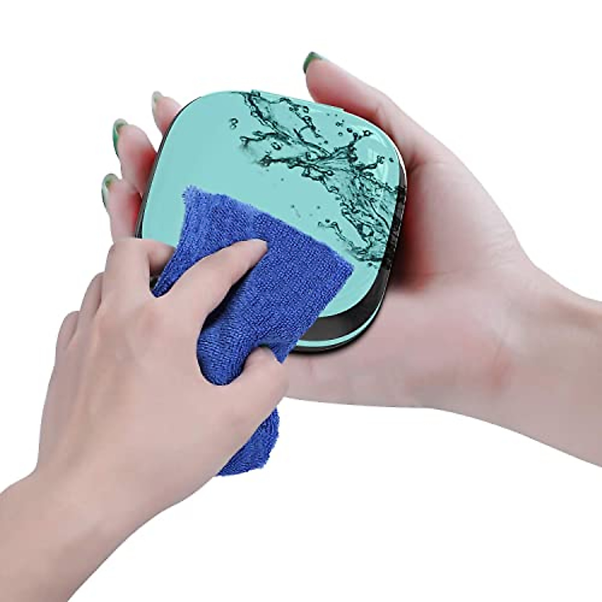 Compatible with Powerbeats Pro Case Cover, Anti-Lost and Shock-Proof Easy-to-Carry Durable Silicone Protective case Skin for 2019 Latest Beats Powerbeats Pro (Mint Green)