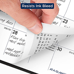 AT-A-GLANCE 2023-2024 Academic Pocket Calendar, Monthly Planner, 3-1/2" x 6", Flexible Cover, DayMinder, Black (AY5300)