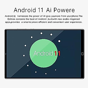 2023 Global Version 11.6 Inch Tablet Android 16GB RAM 1TB ROM Android 11.0 MTK6797 WiFi 8800mAh 10 Core Network Full Screen Purple / 8GB 256GB / UK-Plug