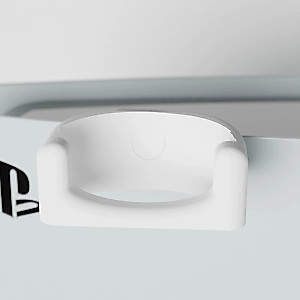 3D Cabin Product Compatible with PS5 Media Remote Controller Console Bracket Holder for PlayStation 5 White