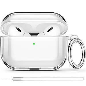 Valkit Compatible Airpods Pro 2nd Generation Case, Clear Soft TPU AirPods Pro 2 Case Cover for Women Men Transparent Protective Shockproof iPods Pro 2 Case Skin for Airpods Pro 2nd Gen 2022