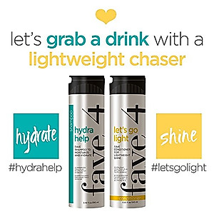 fave4 hair Travel Size Shampoo and Conditioner Set - Mini Beyond Big Volumizing Shampoo + Mini Let's Go Light Conditioner for Lightweight Volume and Shine, 2 fl oz