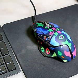 MightySkins Skin Compatible with Logitech G502 Proteus Spectrum Gaming Mouse - Cool Flamingo | Protective, Durable, and Unique Vinyl wrap Cover | Easy to Apply, Remove | Made in The USA