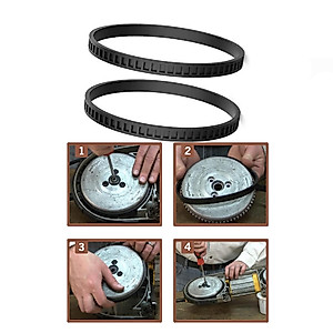 4 Pack 650721-00 Bandsaw Rubber Tires Replacement for Dewalt A02807 DCS374 DWM120 DW328K Band Saw Tires