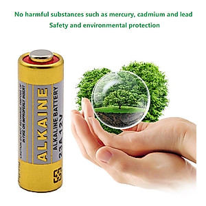 Cotchear A23 12V Alkaline Battery 23A 12 Volt A23 E23A MN21 Replacement Batteries 0% Hg (5Pcs)