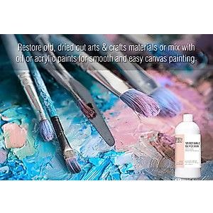 Raw Plus Rare Organic Vegetable Glycerin Liquid, Food Grade Glycerine for Skin and Hair Care, Cosmetic and Pharmaceutical, Kosher, Halal, Vegetable Glycerine