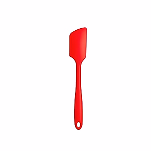 GIR: Get It Right Premium Silicone Spatula - Non-Stick Heat Resistant Kitchen Spatula - Perfect for Baking, Cooking, Scraping, and Mixing - Ultimate - 11 IN, Red