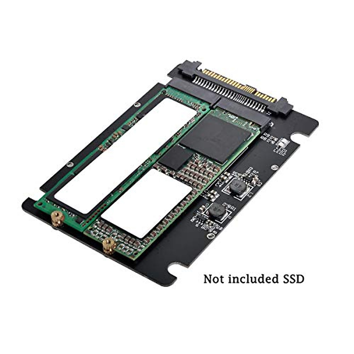ChenYang M.2 NVME SSD to U.2 SFF-8639/NGFF SATA SSD to SATA 2 in 1 Combo Hard Drive Converter Adapter (NVME to SATA not Working)