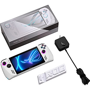 ASUS ROG Ally 512GB Gaming Handheld 7-inch Touchscreen 120Hz FHD 1080p AMD Ryzen Z1 Extreme Processor, Inkjet Wireless Pro Controller, Hub, Keyboard & Mouse Combo, 7 in 1 Bundle