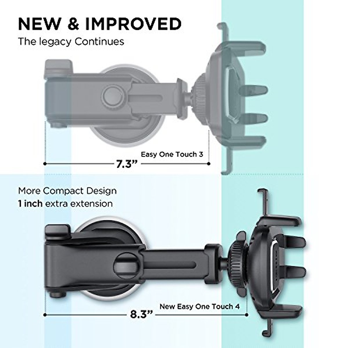 iOttie EOT 4 Dash Mount with Extra Dashboard Base