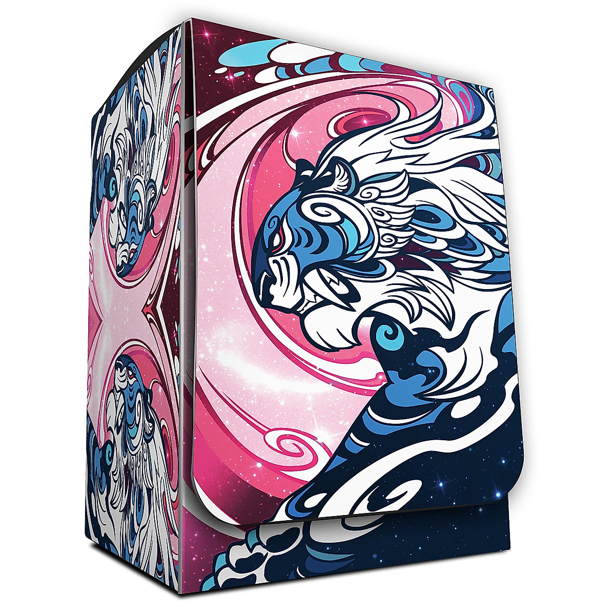 GALAXY TIGER - DEFENDERS of the UNIVERSE 1 DECK BOX by MAX PRO (fits Magic / MTG Cards)