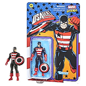 Marvel Hasbro Legends Series 3.75-inch Retro 375 Collection U.S. Agent Action Figure Toy