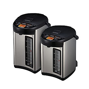 Zojirushi CV-JAC50XB, VE Hybrid Water Boiler & Warmer, 5.0 Liter, Stainless Black, Made in Japan