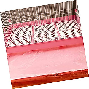 100pcs Clear Pee Hutch Small Bunny Guinea Chinchillas Hedgehogs Liner Liners Rabbits Time Universal Puppy Thin Pigs Pig Rabbit Animals Disposable Supplies Film Cage Pet