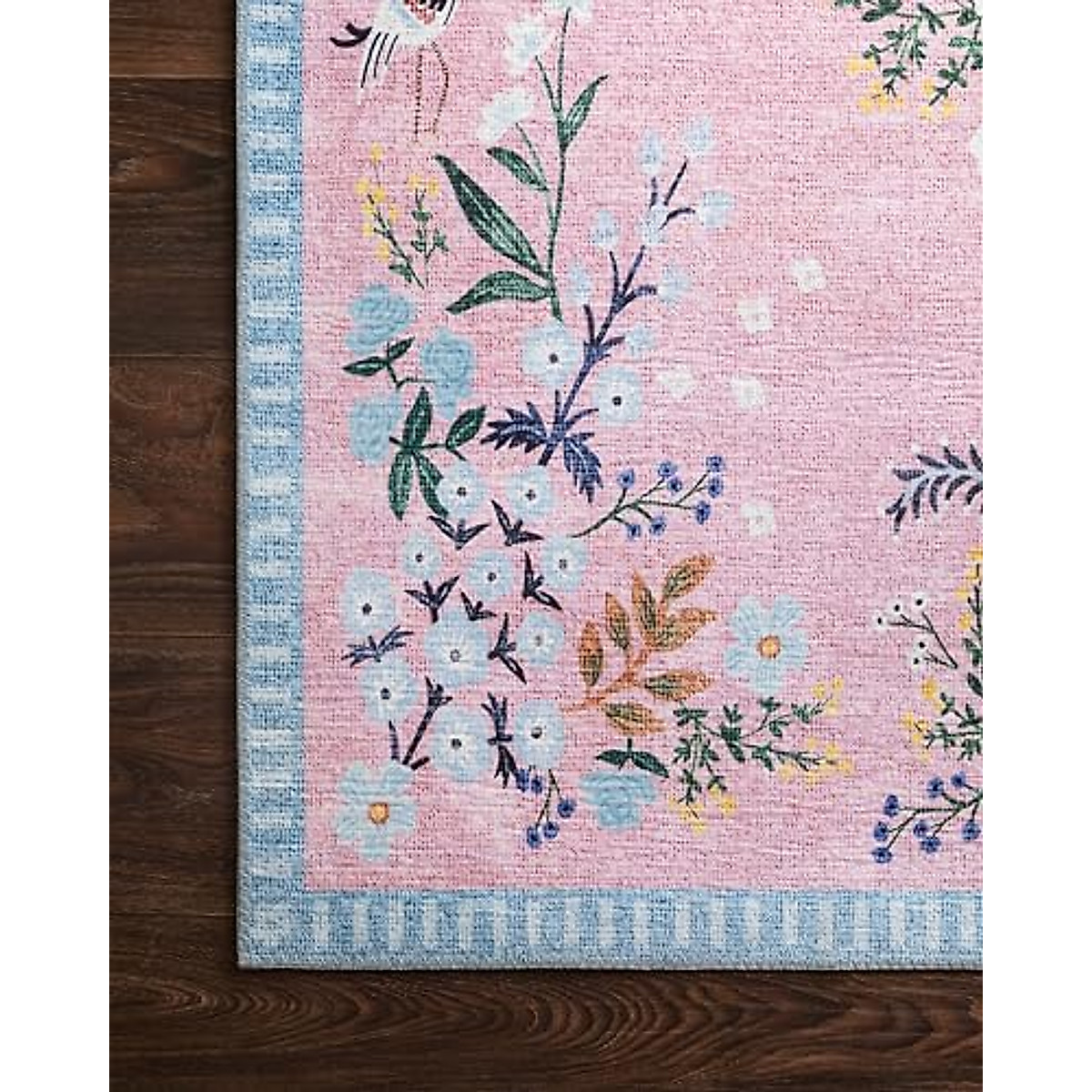 Loloi Rifle Paper Co Palais Rose/Sky 7'-6" x 9'-6" Area Rug