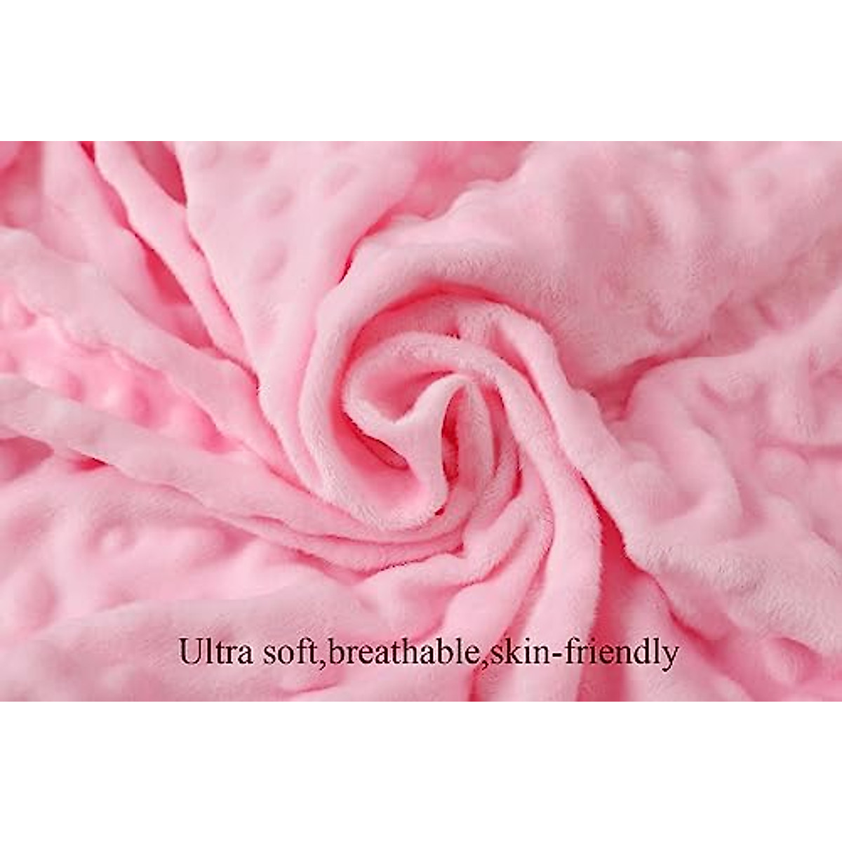 Minky Nursing Pillow Cover Set 2 Pack Nursing Pillow Slipcovers, Ultra Soft Compatible with Boppy Pillow,Standard Pillow for Baby Boy Girl White and Pink