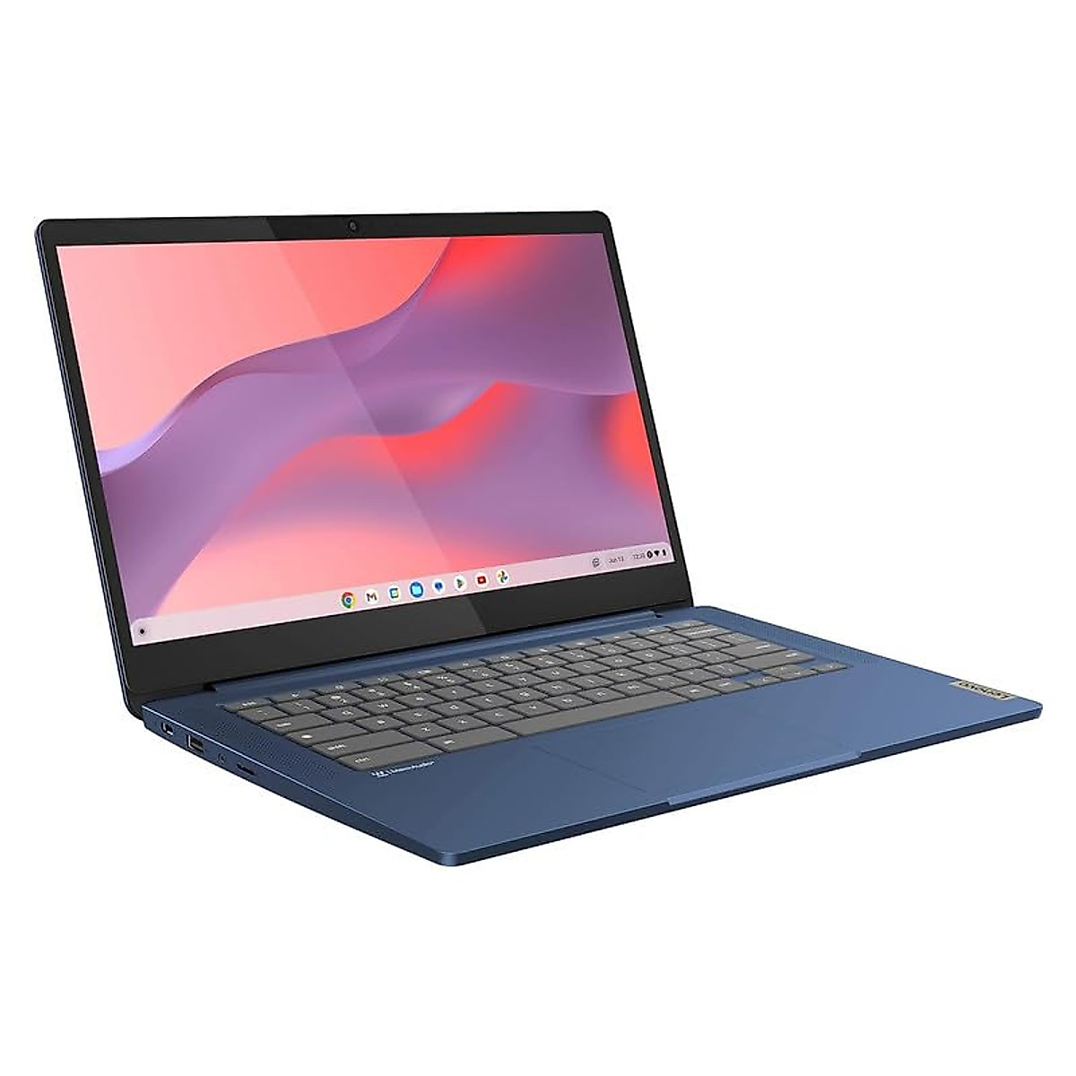 Lenovo 2023 Newest Ideapad Slim 3, 14" (1920 x 1080) FHD Touchscreen Chromebook Slim Thin Laptop, 8-Core MediaTek Kompanio 520, 4GB RAM, 64GB eMMC, WiFi 6, Chrome OS, Abyss Blue, EAT 64GB Micro SD