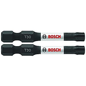 BOSCH ITT30202 2-Pack 2 In. Torx #30 Impact Tough Screwdriving Power Bits