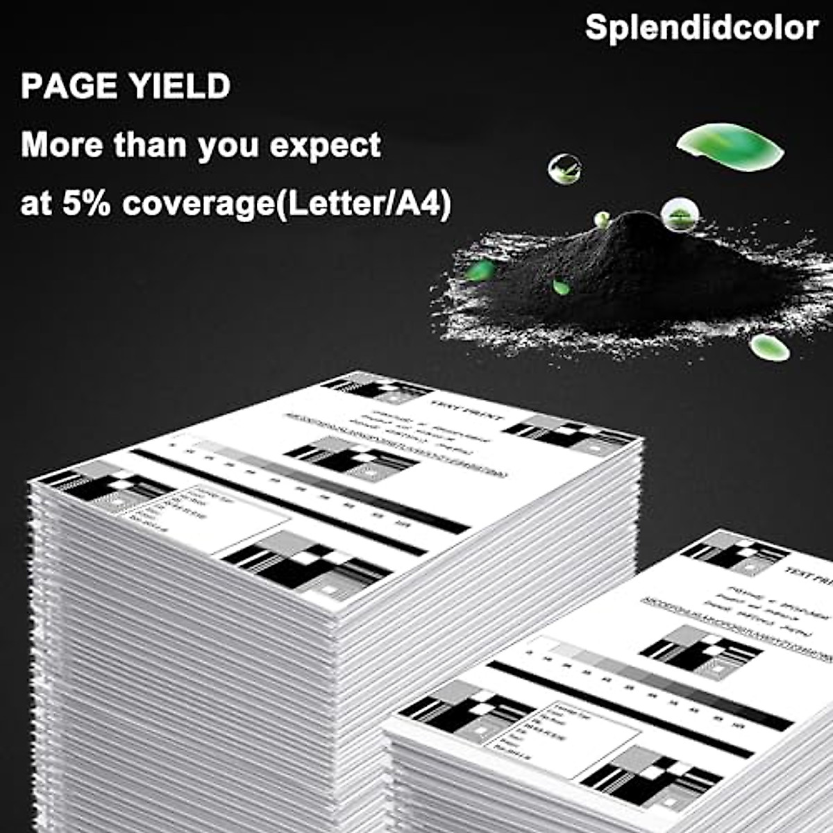 SPLENDIDCOLOR Compatible Toner Cartridge Replacement for Konica Minolta TNP34 TNP-34 TNP37 TNP-37 A63T01W A63T01F Bizhub 4700P Printer. 22,000 Pages