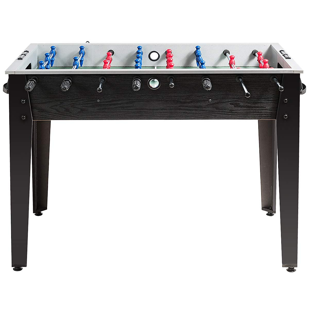 Giantex Foosball Table, Wooden Soccer Table Game w/Footballs, Suit for 4 Players, Competition Size Table Football for Kids, Adults, Football Table for Game Room, Arcades (48 inch, Black)