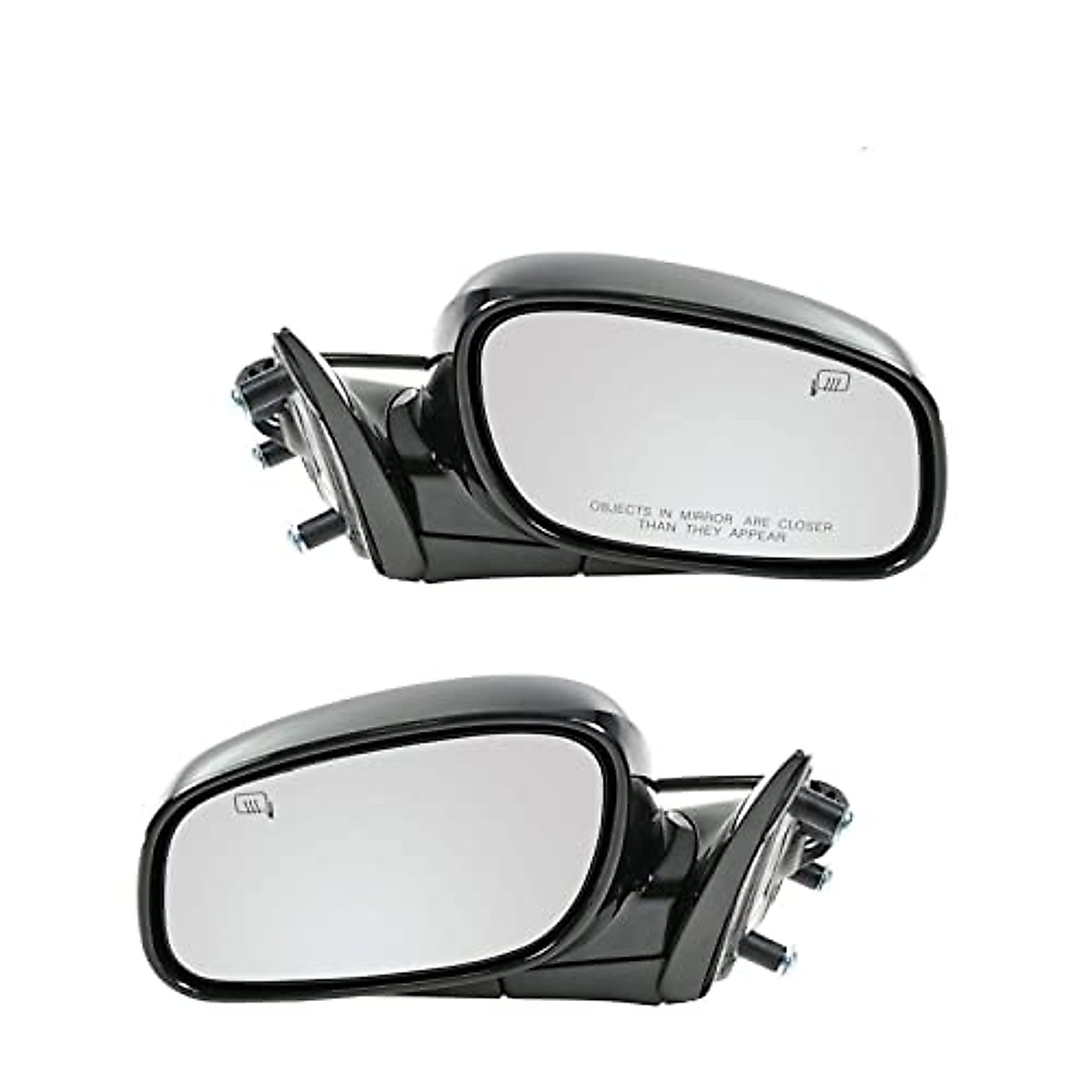 ORTUS UNI Power Heated Side Mirrors Pair Set Left & Right Fits (Plastic Paint to Match) 39706573