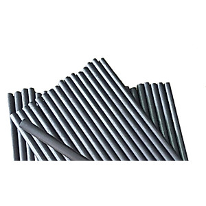 CGjiogujio 5pcs Dia. 5mm L 200mm 99.99% Graphite Electrode Cylinder Rod