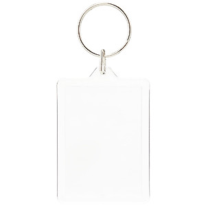 Baker Ross-E4572 Make Your Own Keyring Kit (Pack of 8), For Kids To Assemble And Attach To Key Rings And Bags, 8-pk, White