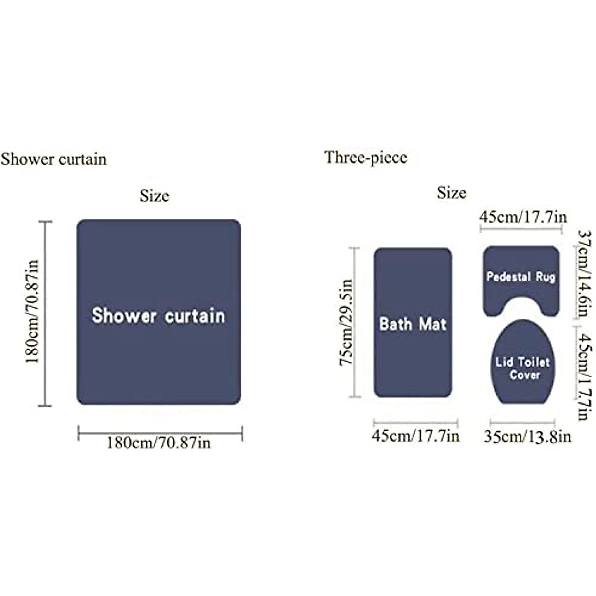 Byitre 4PCS Bling Eyelashes Shower Curtains with Rugs Bath Mat Toilet Lid Cover and 12 Hooks Waterproof Glittering Eyes Bathroom Shower Curtain Set, Fushia, 71' x 71'