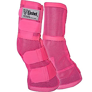Cashel Crusader Leg Guard Fly Boots, Pink, Horse