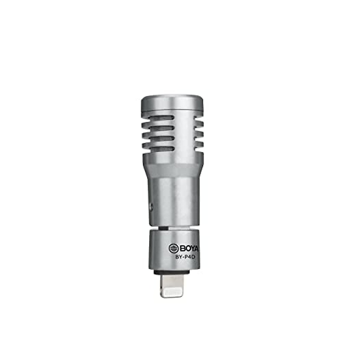 BOYA BY-P4D iPhone Microphone iOS Mini Phone Mic with Lightning Port for iPhone/iPad/iPod Foldable External Microphone with Wind Foam for YouTube,Vlogging,Live Stream,Video Record