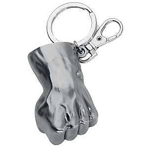 Marvel Hulk Fist Pewter Key Ring,Grey-light,Small