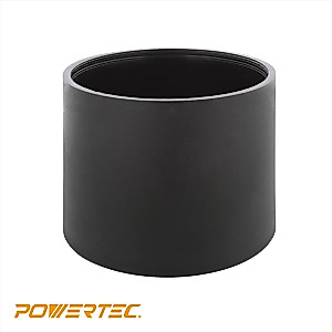 POWERTEC 70113V 4-Inch Dust Collection Coupling for 4" OD Fittings and Adapters, 1 PK
