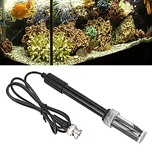 PH Electrode Probe Connector, Accurate Stable Measurement Easy to Use Black BNC Electrode Probe Connector for Aquariums