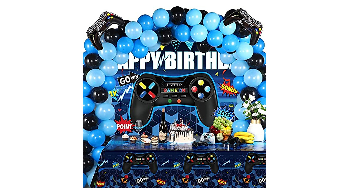 Video Game Birthday Party Decorations for Gamer Fun