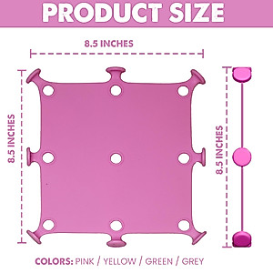 SAVPACK Tote Bag Organizer (Pink): Compatible with Bogg Bag XL and Baby Bogg Bag - Multipurpose: Phone Holder - Cup Holder - Divider