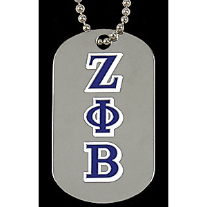 Zeta Phi Beta Double Sided Dog Tag