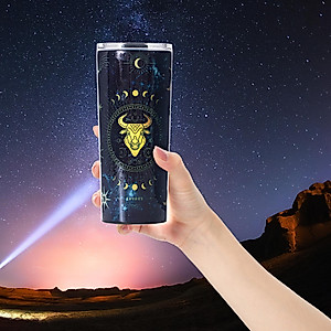 Weboia 20 oz Taurus Tumbler Birthday Gifts For Women Zodiac Insulated Mug Thank You Gifts For friend Coffee Cup Christmas Funny Gift For MoM,Dad,Sister,Wife