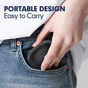 Clip On Earbuds Wireless Bluetooth Ear Clips Ear Buds Open Ear Headphones Ear Cuffs Wireless Ear Clip Bone Conduction Headphones Waterproof Sports Running Earphones for Small Ear Canal