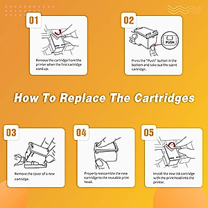 KINGWAY 245XL Black Remanufactured Replacement for Canon 245 Black Ink PG-245 Black 245XL PG-243 Ink Cartridge for Pixma MX490 TS3120 (4-Black)