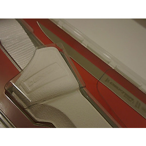 American Coastal Conservation Association 8" Semi Flex Stainless Narrow Filet Knife SG133-8 With Hard Shell Sheath