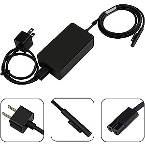 65W Surface Pro Charger Replacement for Microsoft Surface Pro 3/4/5/6/7/7+/8/9/X Power Supply Adapter,Compatible for Surface Laptop 1/2/3/4/5 Surface Go/2/3 Surface Book and Windows Laptop Charger
