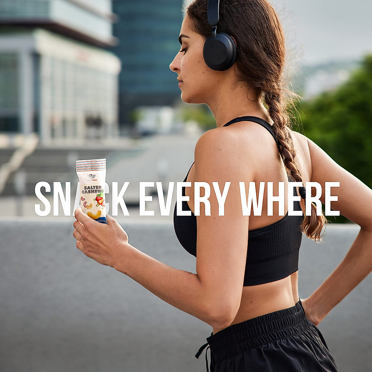 NEWBAM Lightly Salted Cashews Individual Packs - 12 Cashew Snack Packs Roasted Nuts (1.5oz Each) – Keto, Vegan, Gluten-Free - Healthy Snacks for Trail Mix, Office, or Party - Zero Sugar