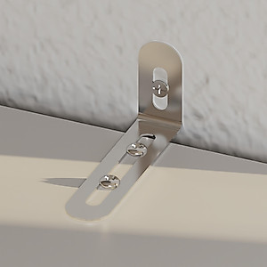 Hitow Wardrobe Armoire Closet with Full Length Mirror, Freestanding Wardrobe Cabinet with Hanging Rod & 2 Drawers, Bedroom Storage Cabinet Clothes Organizer, White (19.5" D x 31.5" W x 70.9" H)