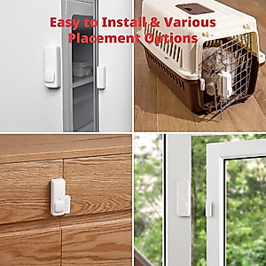 SwitchBot Door Alarm Contact Sensor - Smart Home Security Wireless Window Alarm and Door Sensor, Add SwitchBot Hub Mini to Make it Compatible with Alexa