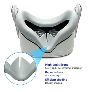 Silicone Cover for Oculus Quest 2, Protective Case Set Accessories for Meta VR, Multi Colors Soft Shell Skin