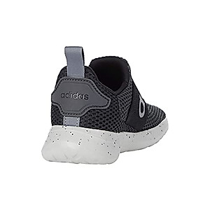 adidas Lite Racer Adapt 4.0 Running Shoes, Grey/Grey/Black, 2 US Unisex Little Kid