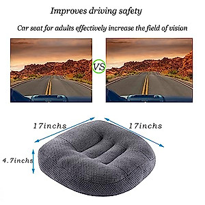 DYMGFZD Office Chair Cushions for Back and Butt, Ergonomic Chair/Seat Cushion for Long Sitting, Sitting Pillow for Automobile, Wheelchair, Computer Chair and Office Chair Hip Support Grey