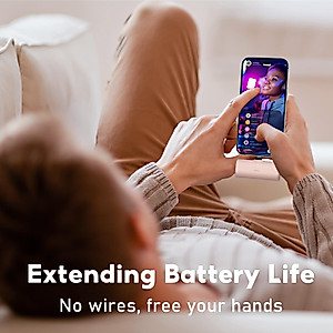 UPEB 2 Packs Portable Phone Charger iPhone 5000mAh with Built in Cable, MFi Certified Mini Power Bank Cordless External Battery Pack for All iPhone Series 14/13/12/11/XR/X/SE/8/7/6 Pro Max